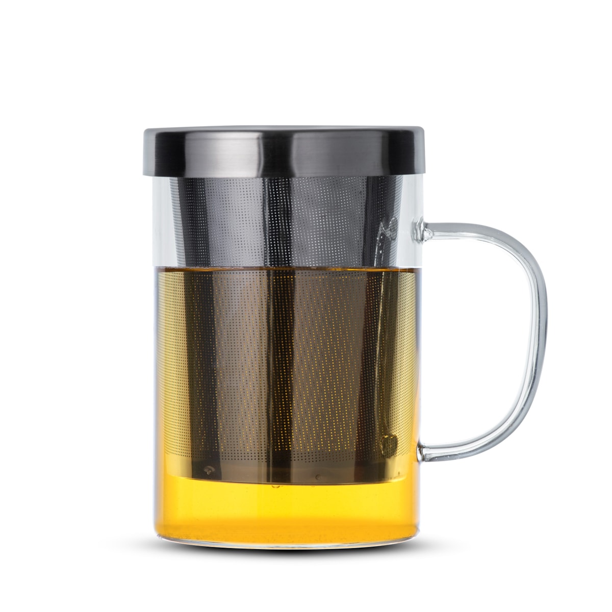 Caneca de Chá de Vidro com Infusor Urban Duo Cup Moncloa 450ml | Black ...