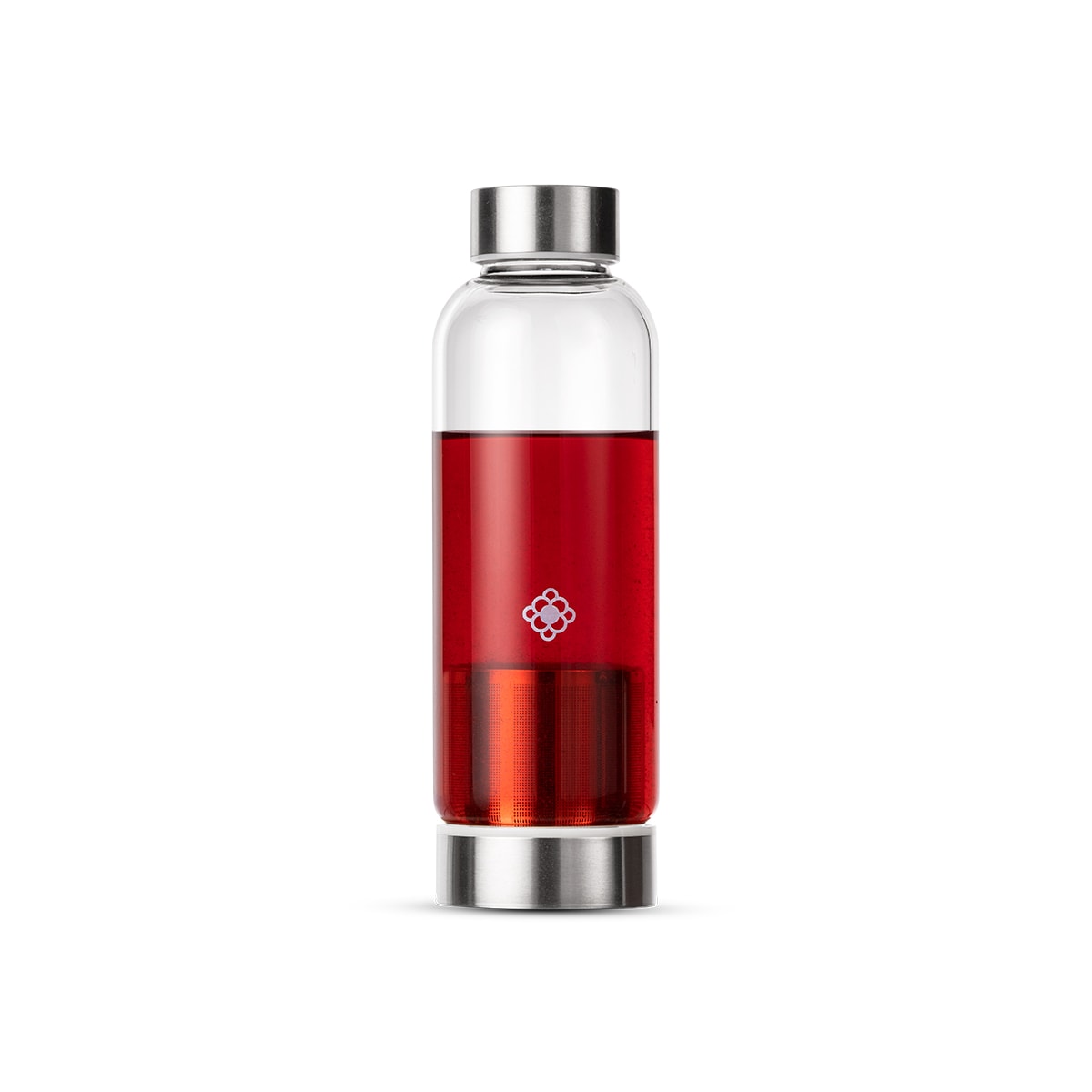 Garrafa de Vidro com Infusor Slim Duo Bottle Moncloa 450ml | Black ...